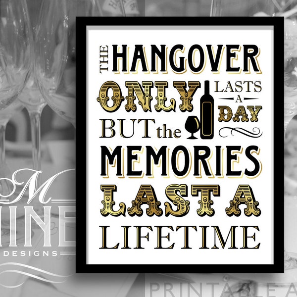 Hangover Quote - Etsy
