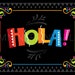Fiesta Party HOLA Sign Printables | Fiesta Welcome Sign Downloads ...