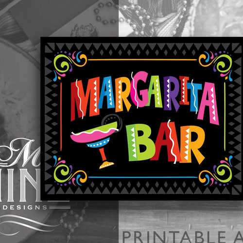 Fiesta Party Sign Printables DESSERT BAR Sign Downloads - Etsy