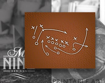 Football Playbook Printable - Etsy