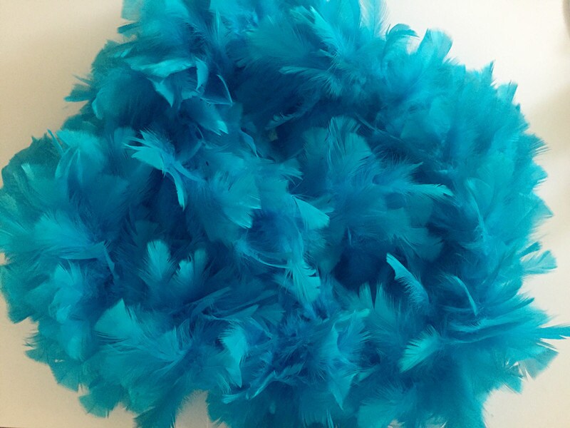 200 Gram 2 Yrd Flat Fluffy Turkey Ruff Feather Boas - Etsy