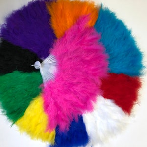 Yellow Handmade Craft Large Turkey Feather Fan - Etsy