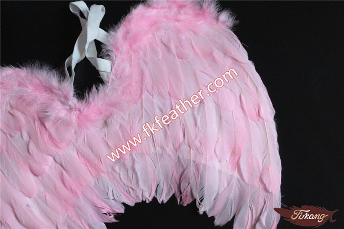 Pink Turkey and Goose Feather Pink Angel Wings Costume Party - Etsy