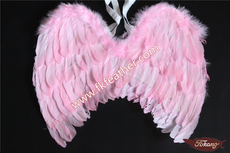 Pink Turkey and Goose Feather Pink Angel Wings Costume Party - Etsy
