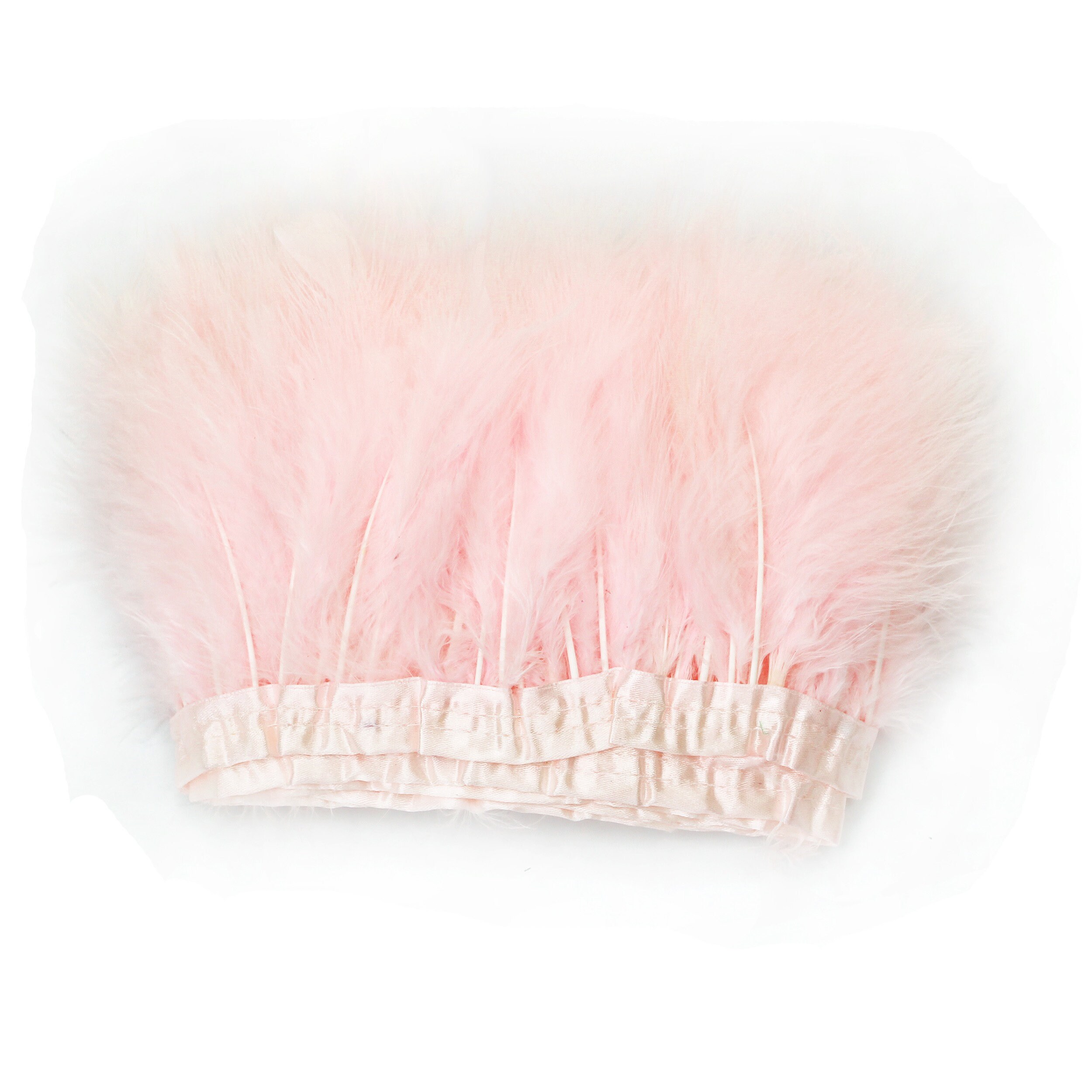 Baby Pink Color 2 Yard long Marabou Turkey Fluff Feather | Etsy