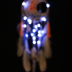 LED Light Dream Catcher Handmade Moon Dreamcatcher - Etsy