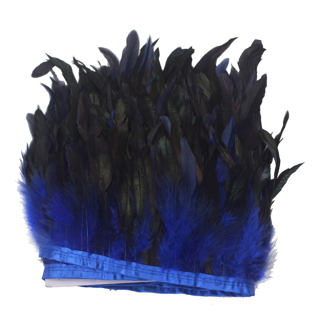 Royal Blue Color 2 Yard Long 6-8 Inch Height Rooster Hackle - Etsy