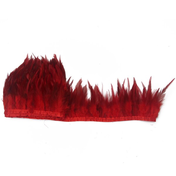 Red Feather Trim - Etsy