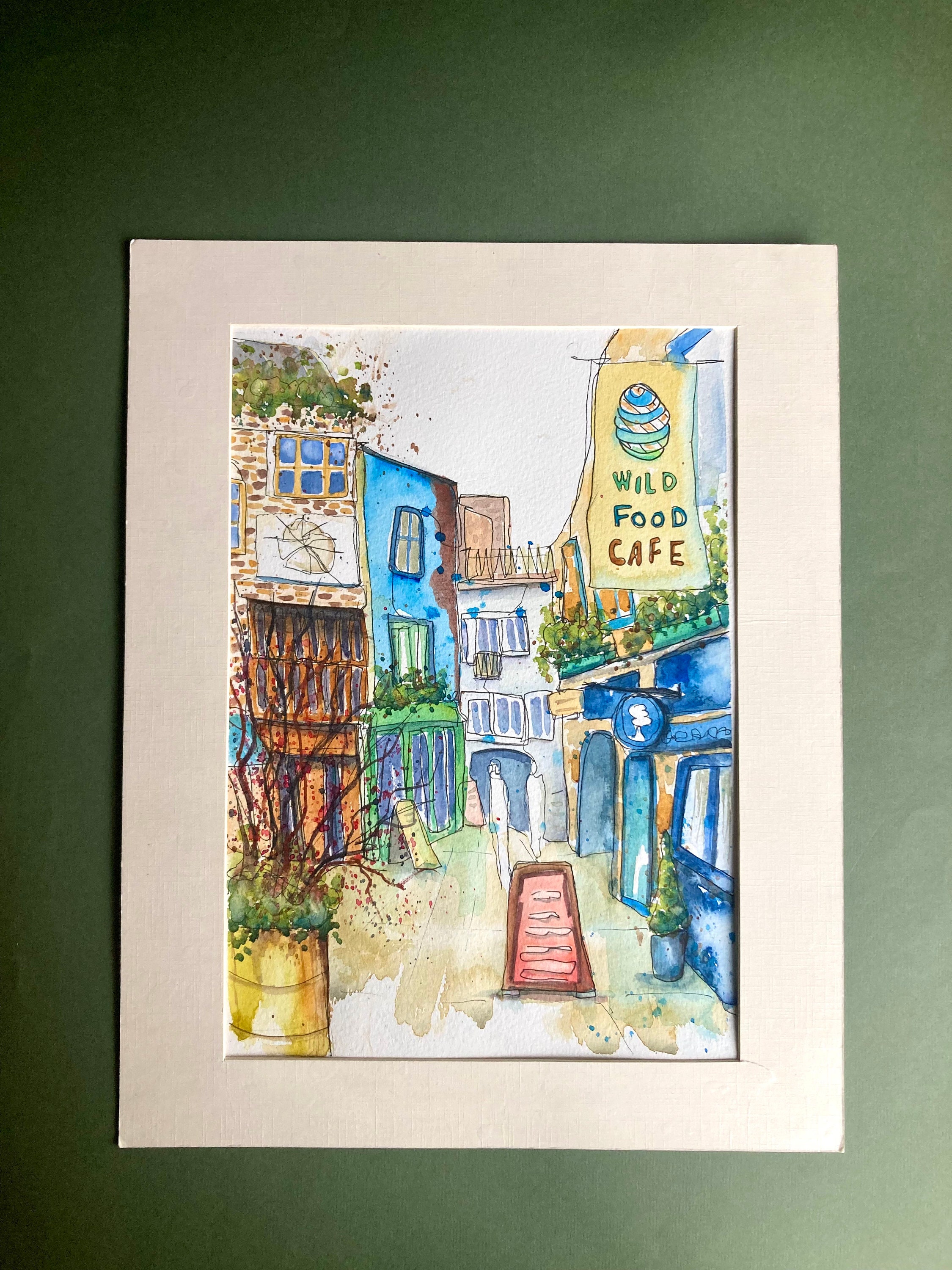 Original Watercolour Painting of Covent Garden, Central London ...