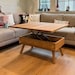 Lift Top Coffee Table, Pop up Table, Board Game Table, Convertible ...