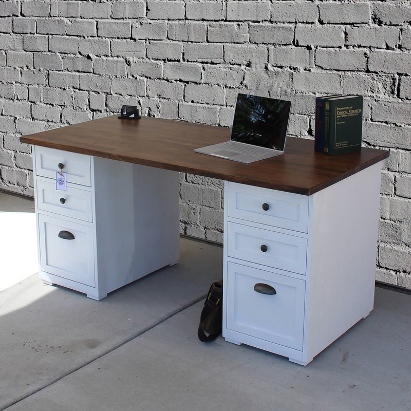 Rustic Desk - Etsy