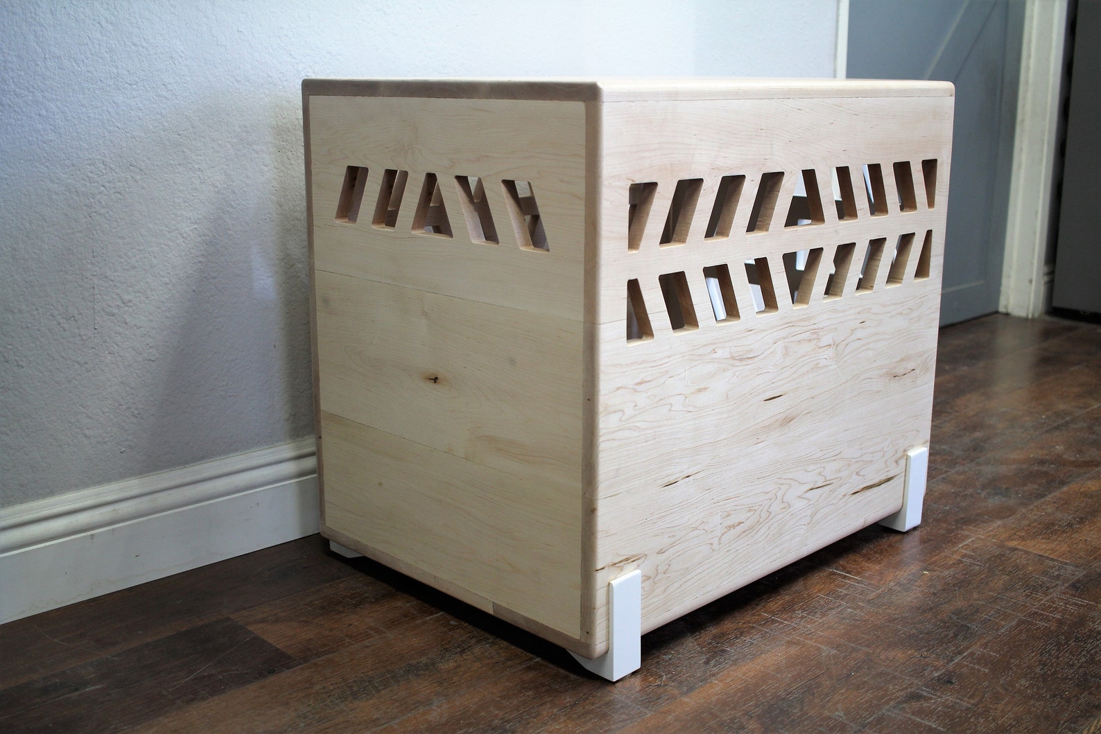 Small Dog Crate Modern Dog Crate Furniture Side Table Dog - Etsy