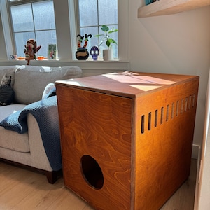 Litter Box Enclosure FOR Litter Robot 4 and 3 Extended Length, Handmade ...