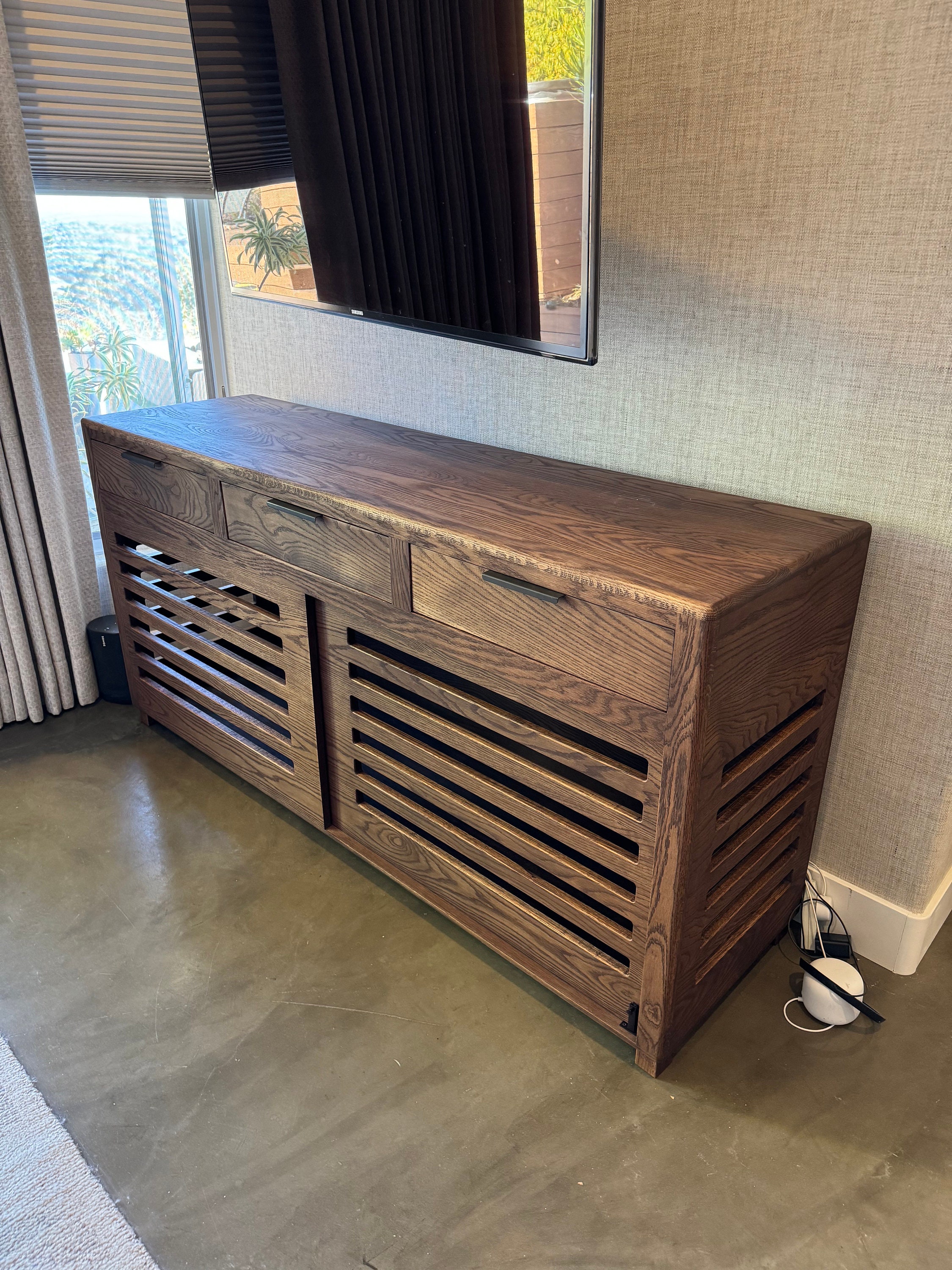 Handmade Solid Wood Dog Crate: Modern Scandinavian Design With Storage ...