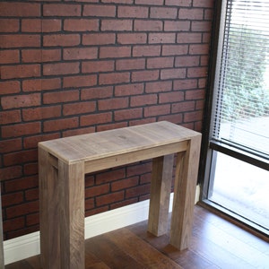 Entry Table - Small Wood / Rustic Entryway Table / Sofa Table ...
