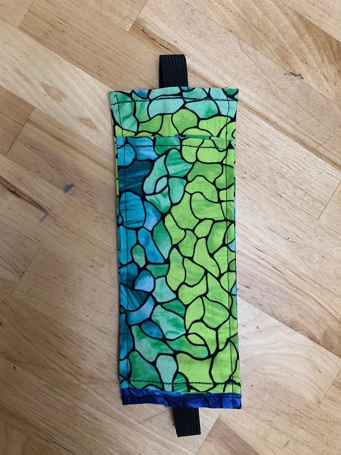 Handmade Fabirc Bookmark/pen/pencil Holder That Straps Around Your Book ...