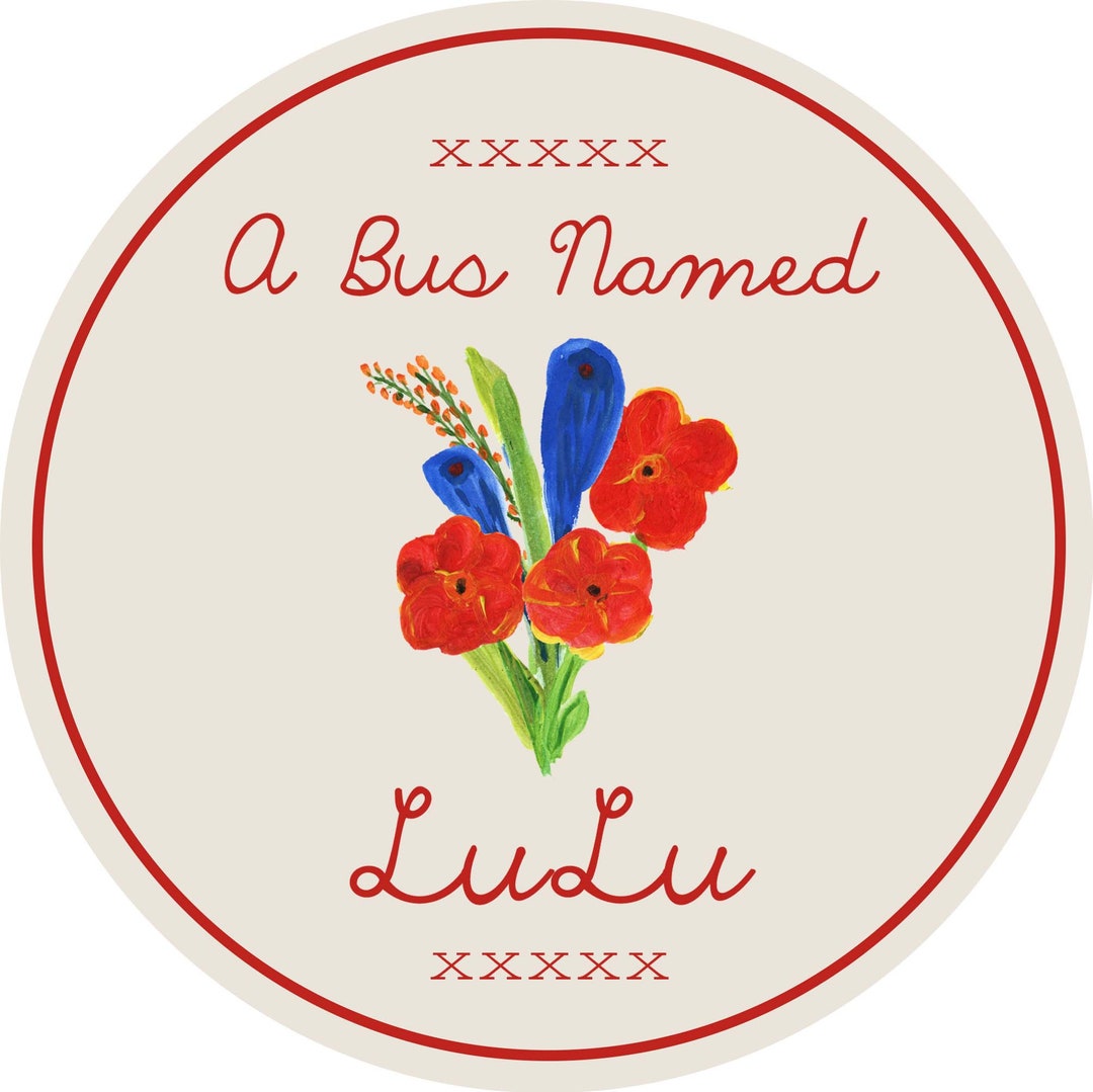 Embroidery Sticker - A Bus Named Lulu Sticker Set 2, 2023 - Etsy
