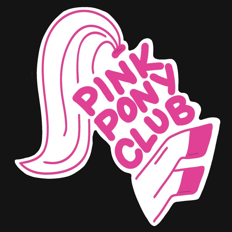 Pink Pony Club 3 Sticker - Etsy