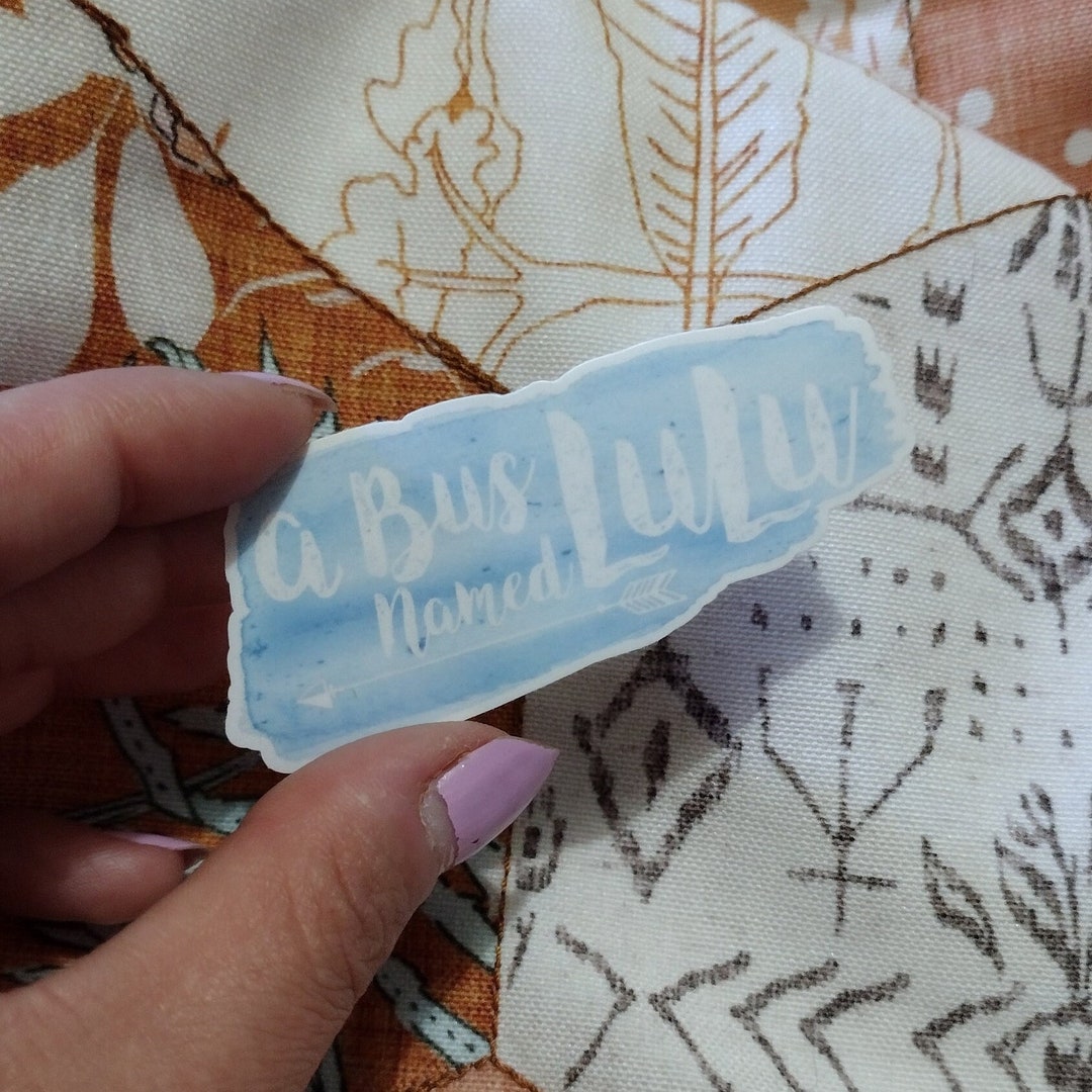Blue 3 Inch Watercolor Sticker - A Bus Named Lulu Sticker Set 1, 2022 ...