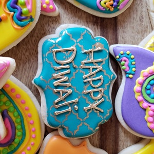 Custom Diwali Cookies - Etsy