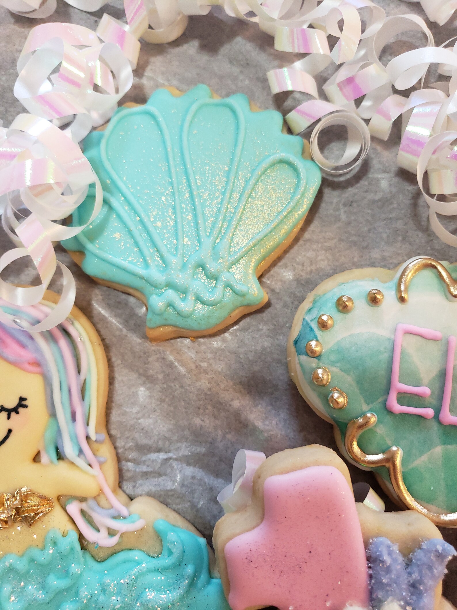 Mermaid cookies | Etsy