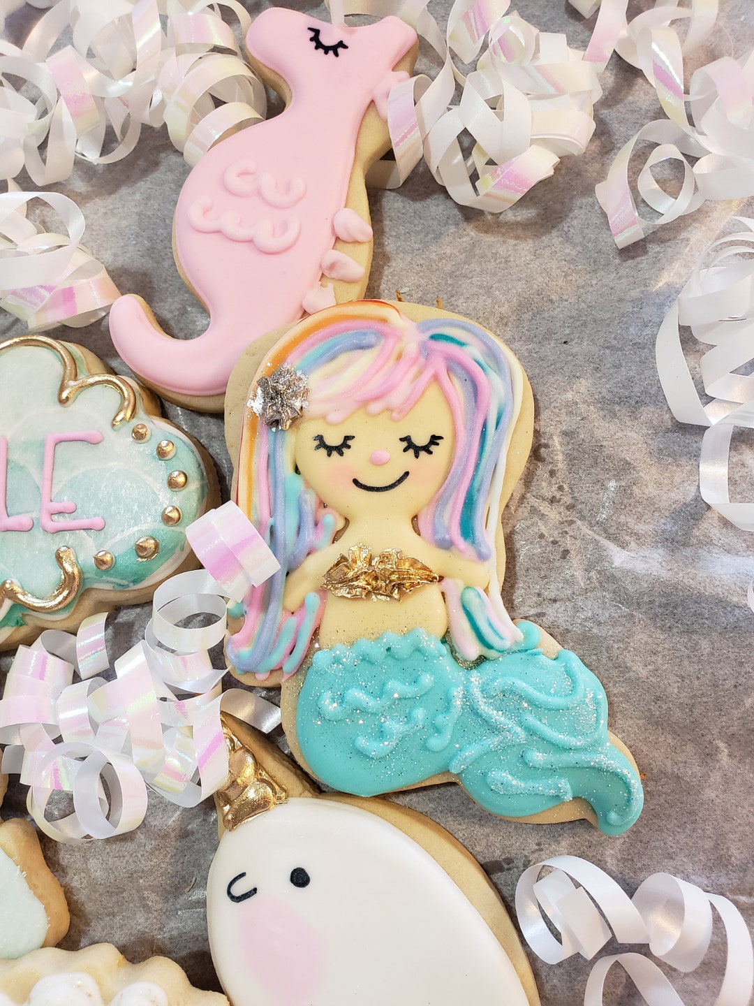 Mermaid Cookies - Etsy