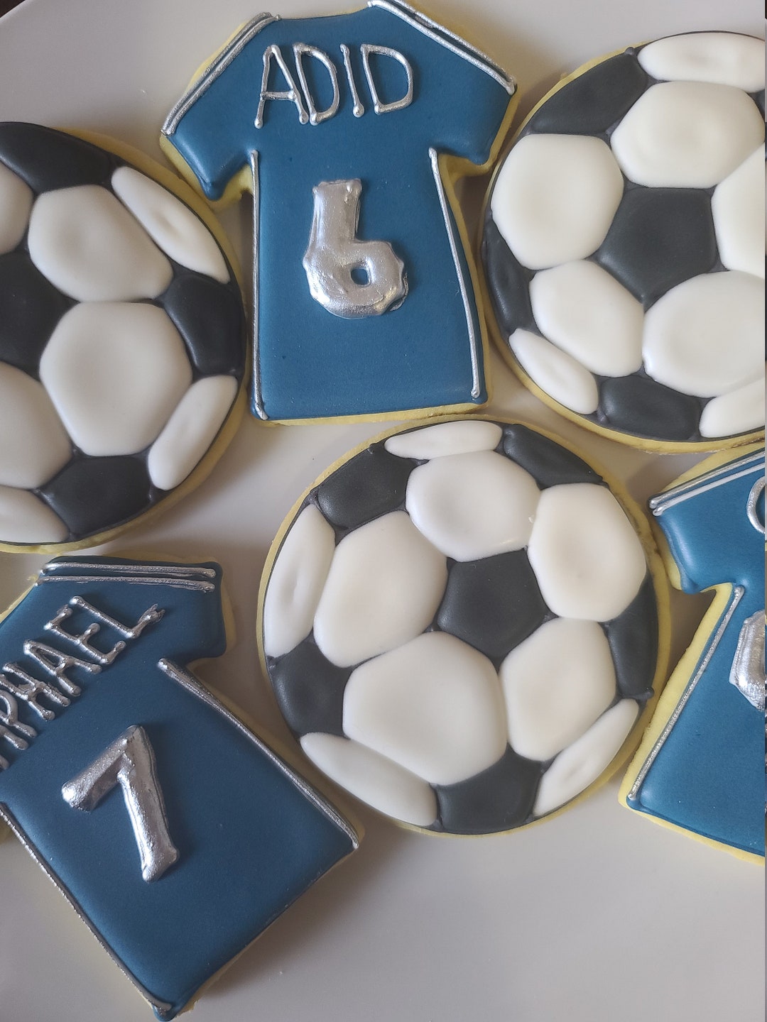 Custom Soccer Cookies - Etsy