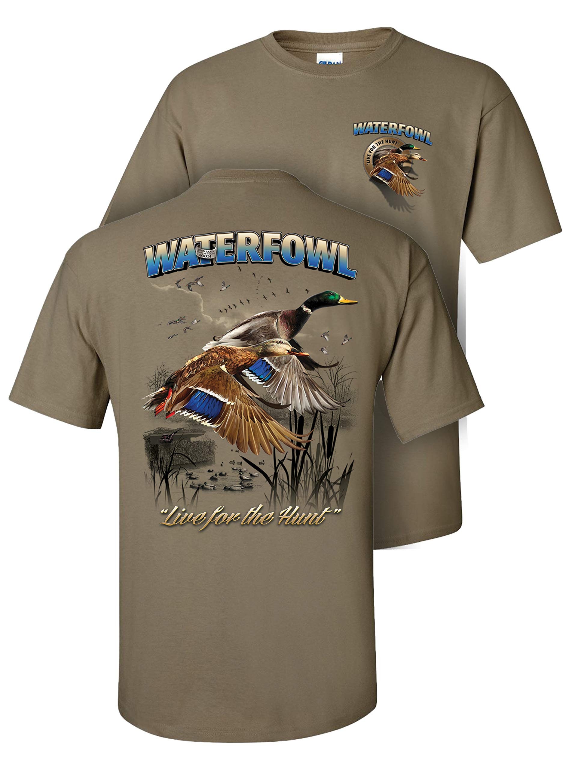 Waterfowl Duck live for the Hunt Two-sided Short Sleeve T-shirt - Etsy