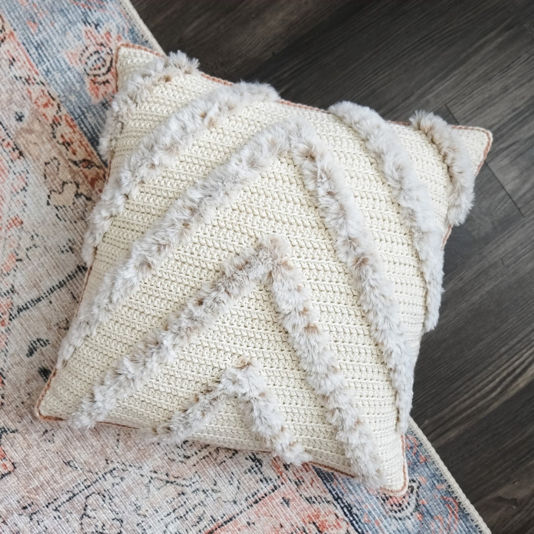 CROCHET PATTERN // Modern Geometric Home Bedroom Living Room Throw ...