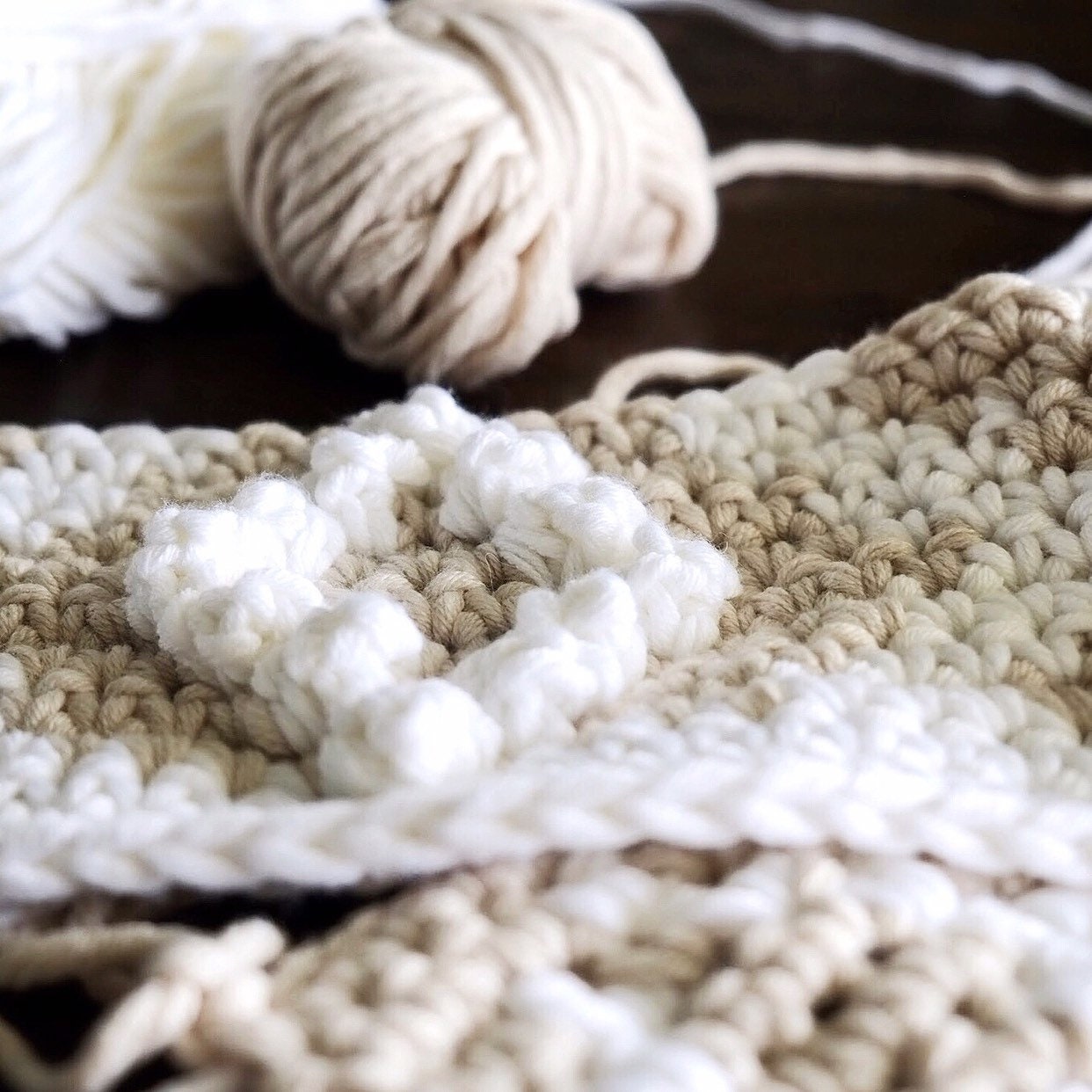 CROCHET PATTERN // Modern Diamond Rug Geometric Kitchen Rug - Etsy