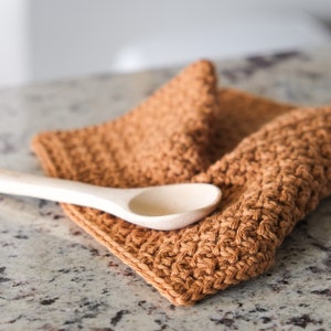 CROCHET PATTERN // Crochet Cloth, Kitchen Dishcloth, Yarn Towelette ...
