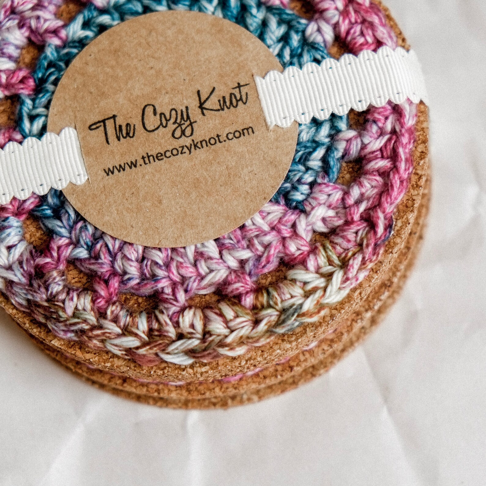 CROCHET PATTERN // Crochet Coasters, Modern Decorative Coasters ...
