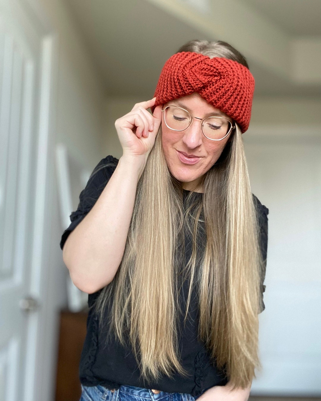 CROCHET PATTERN // Crochet Ear Warmer, Ribbed Ear Warmer, Bulky Ear ...