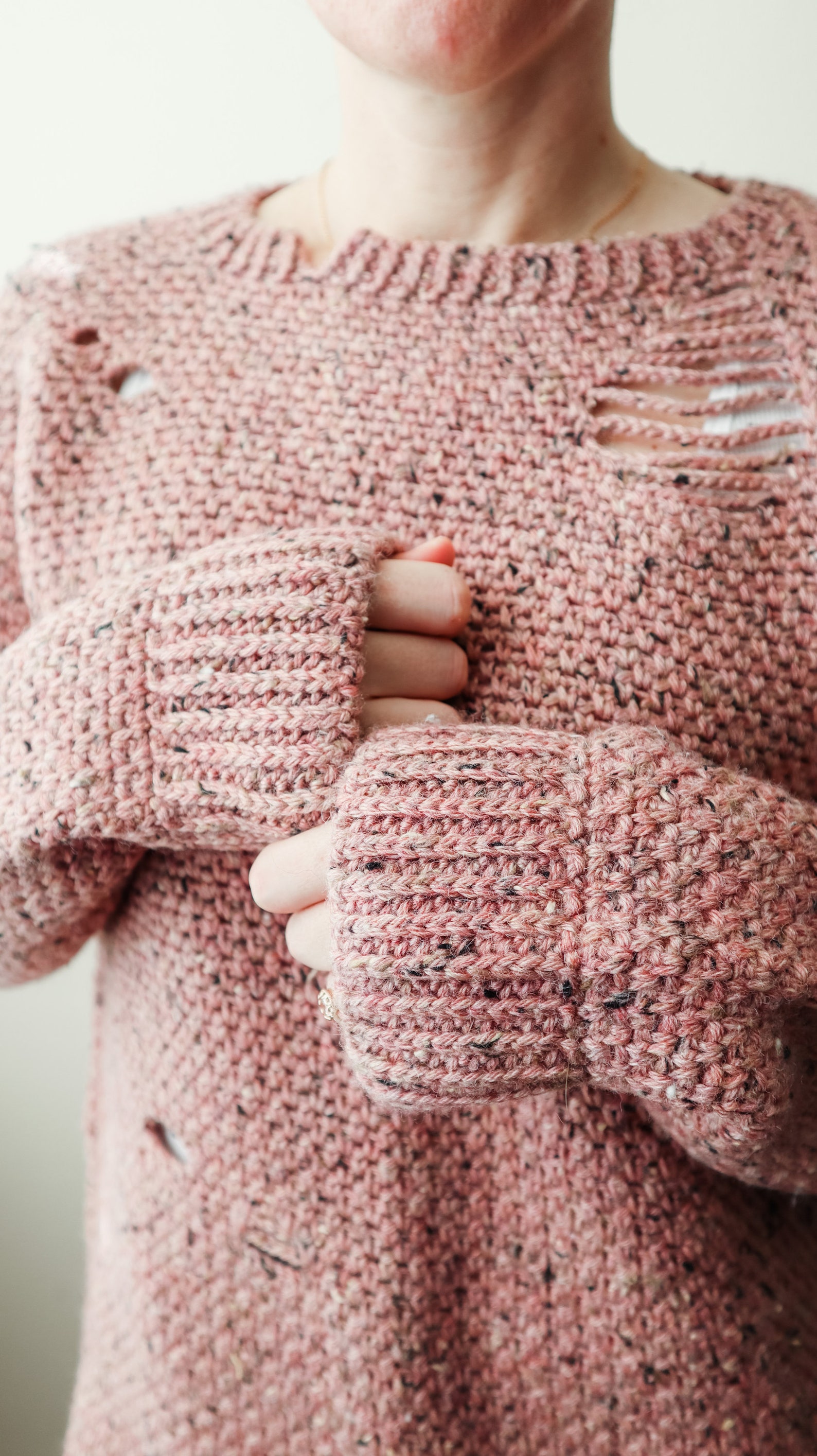 CROCHET PATTERN // Crochet Distressed Sweater Modern Crochet - Etsy