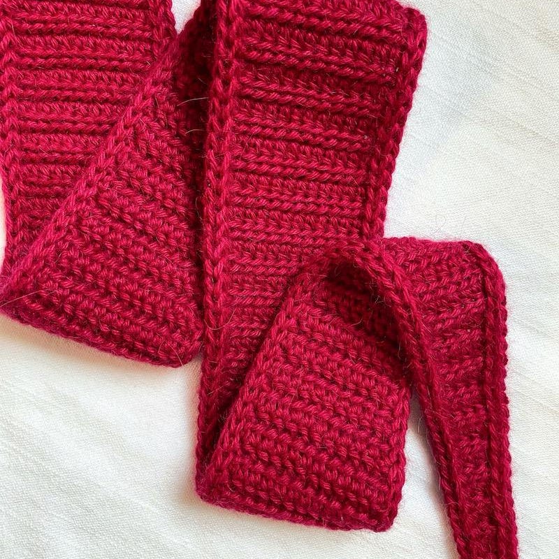 Tie Knitted Head Scarf - Etsy