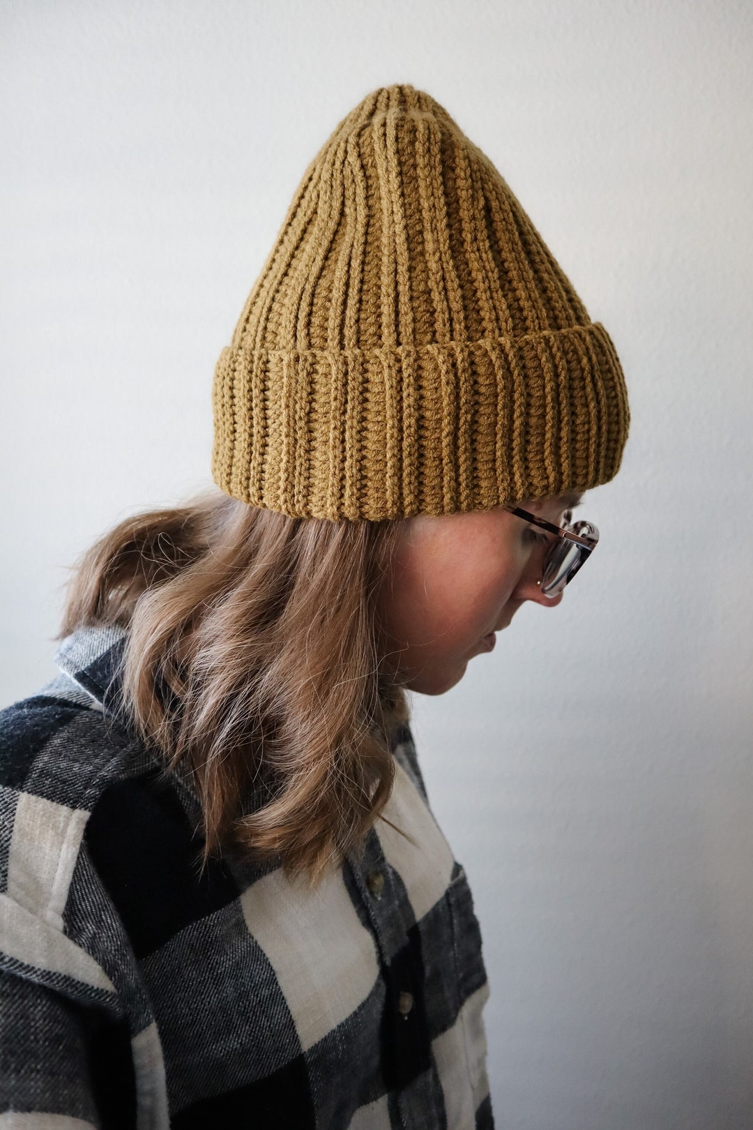 CROCHET PATTERN // Crochet Beanie, Crochet Hat, Crochet Toque, Ribbed ...