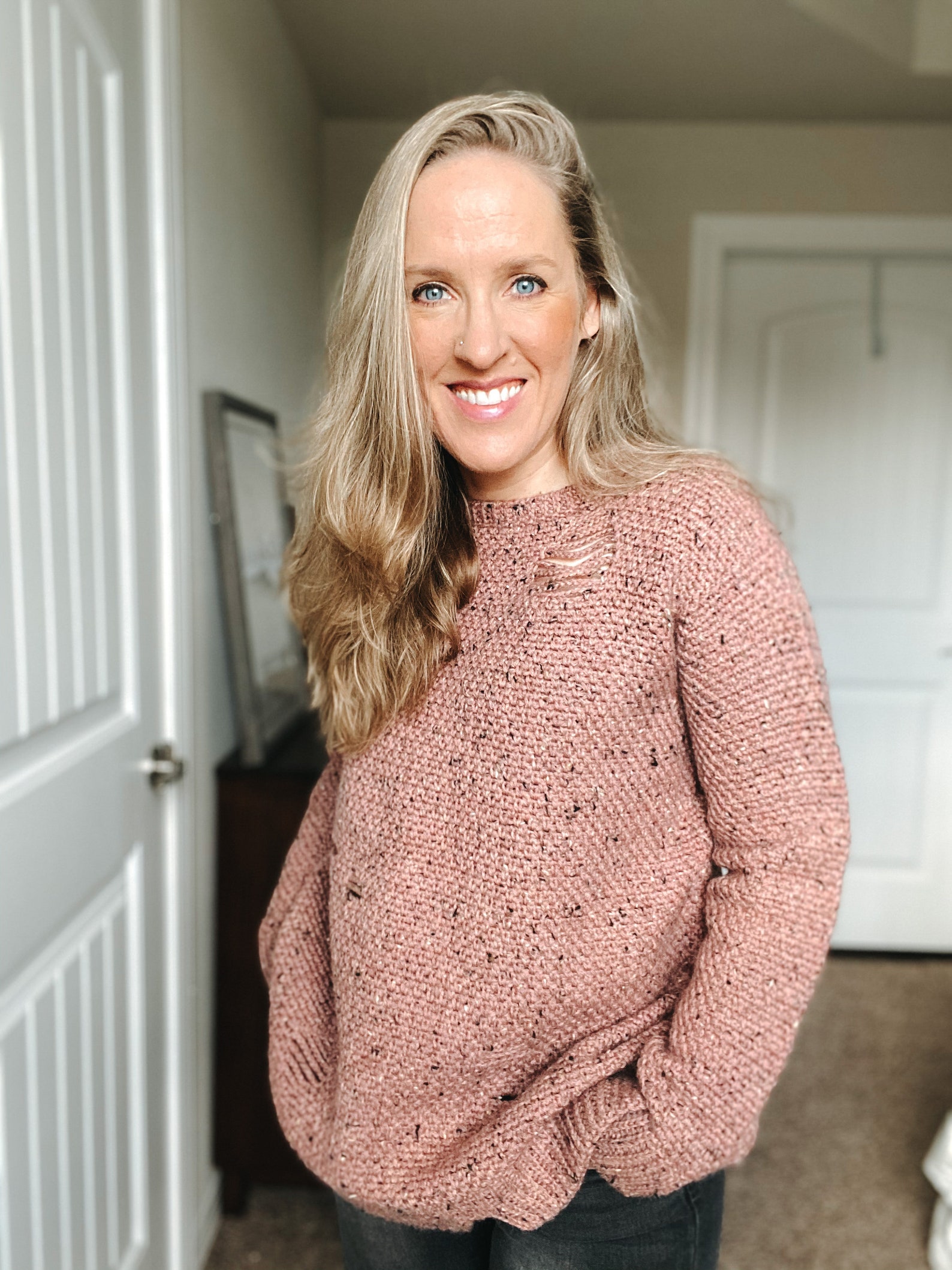 CROCHET PATTERN // Crochet Distressed Sweater Modern Fall - Etsy