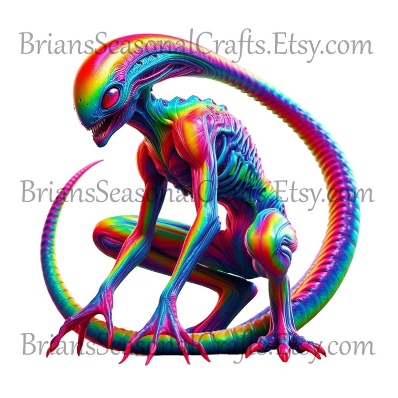 12 Aliens - PNG - Etsy