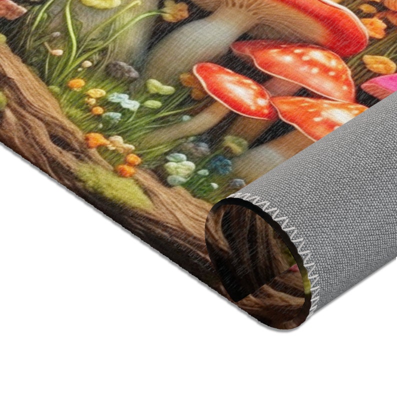 Area Rugs Forest Mushrooms - Etsy