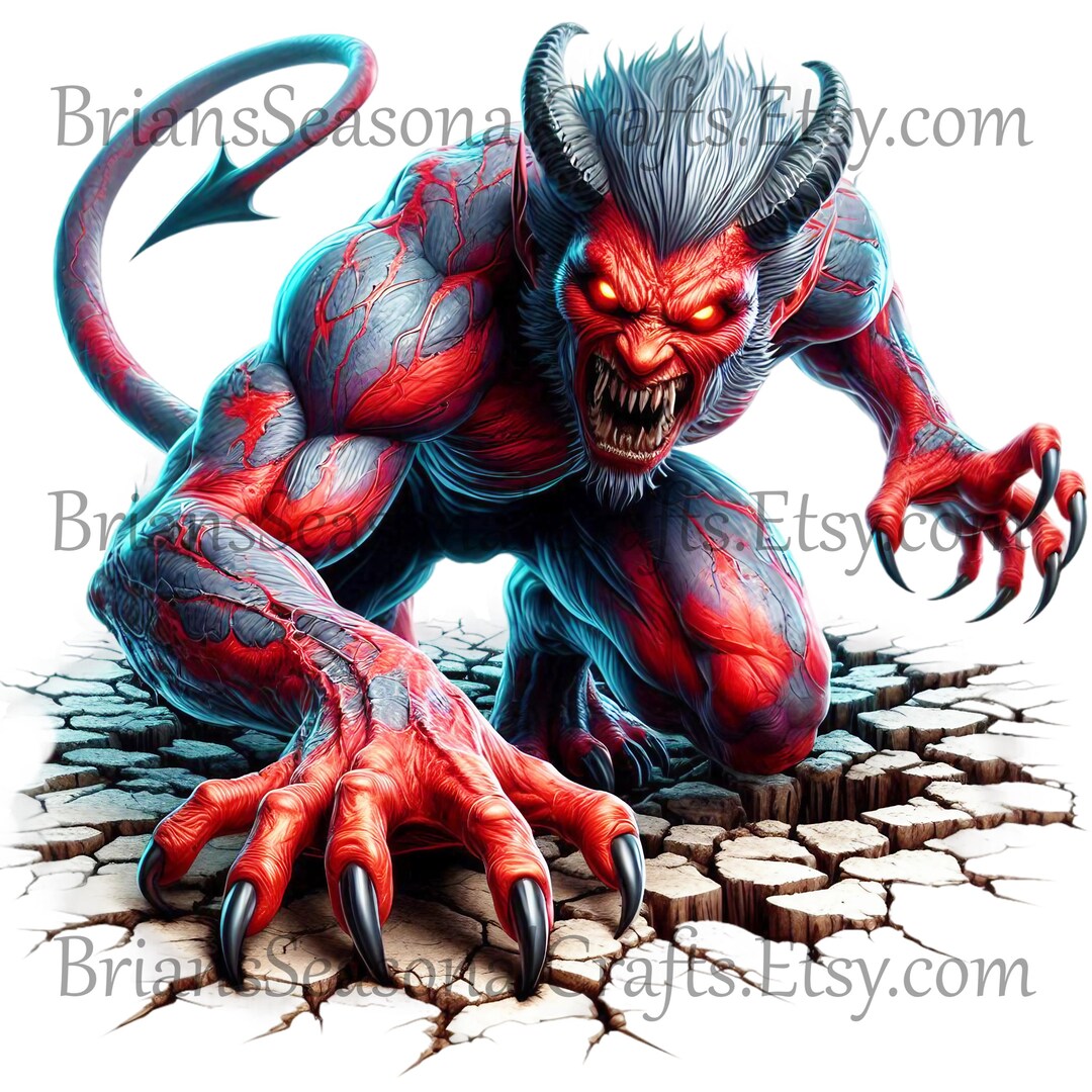 15 Demon Images - PNG - Etsy