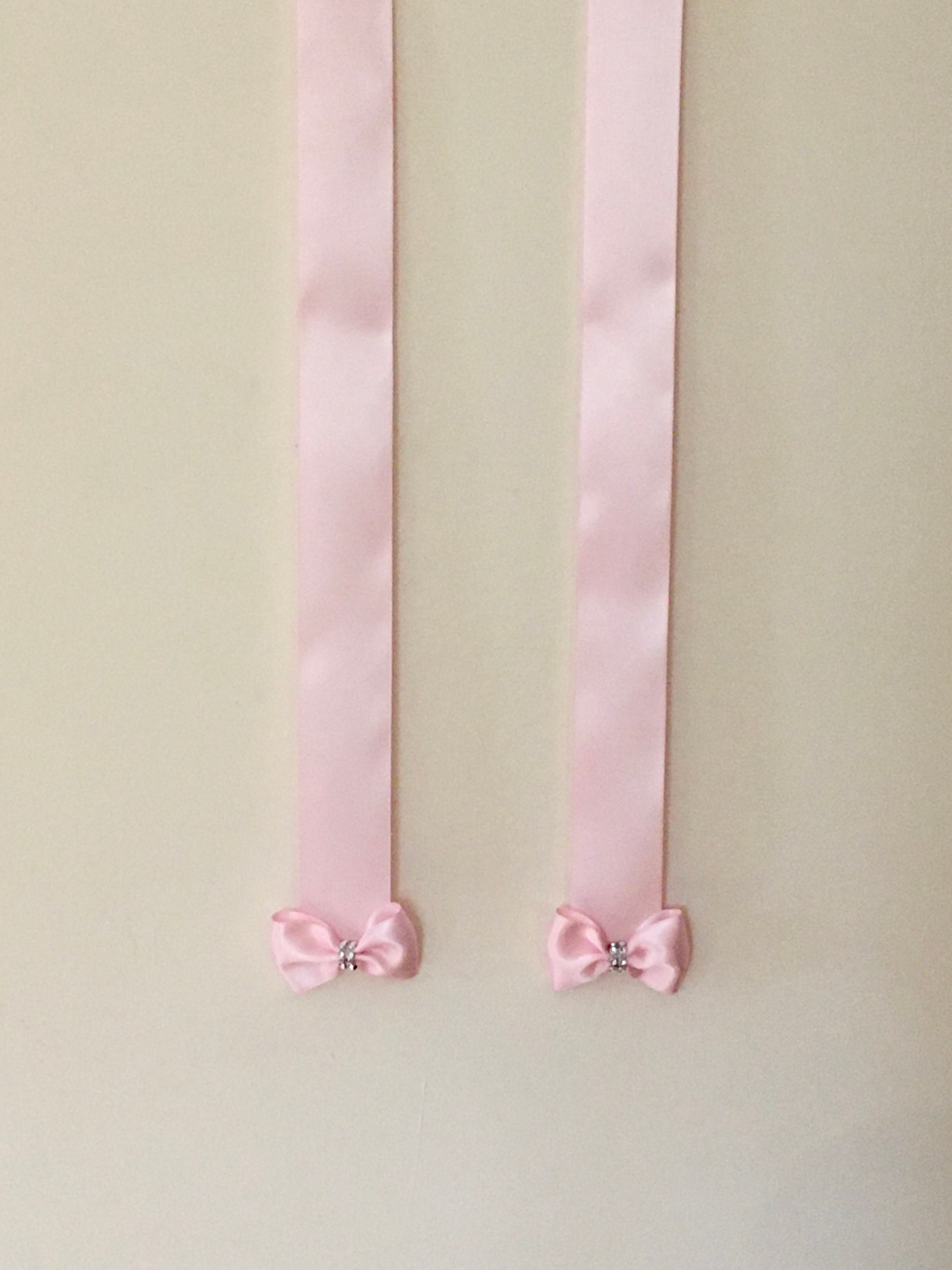 Custom Pink Damask Hair Bow Organizer Pink and White Bow | Etsy