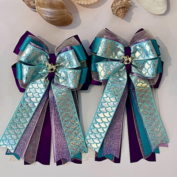 Teal Show Bows - Etsy