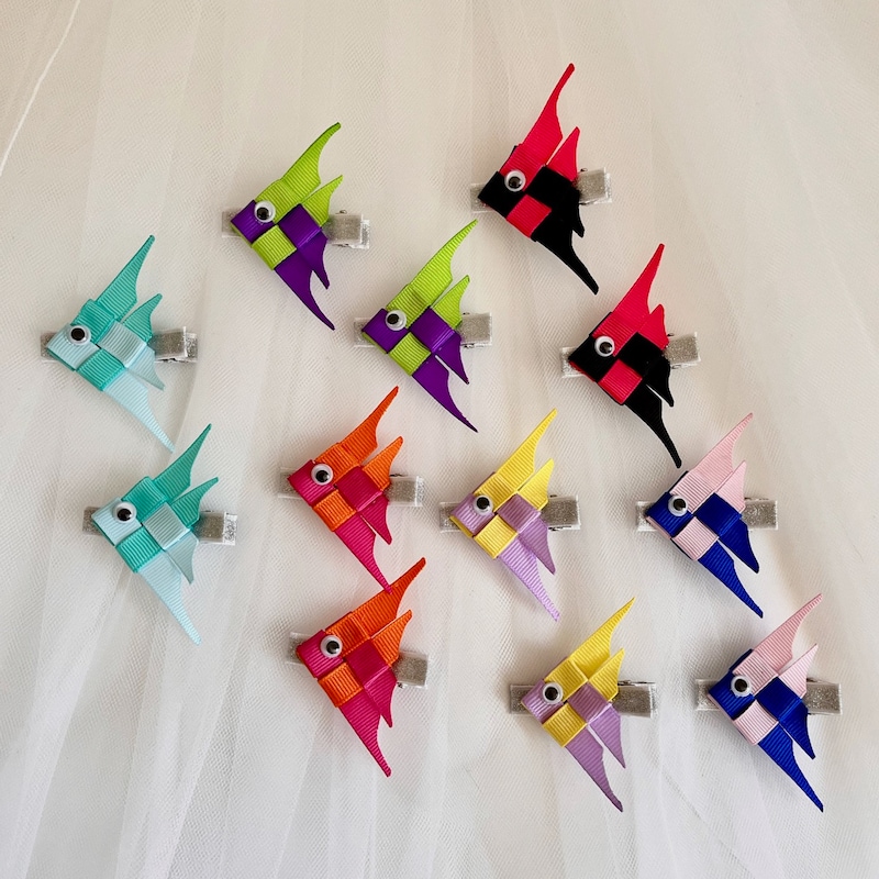 Fish Hair Bow - Etsy