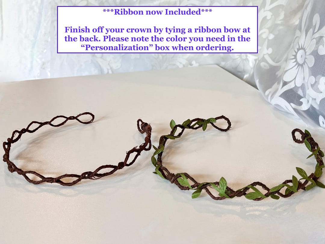 DIY Grapevine Flower Crown Base: Bridal Headpiece Supplies - Etsy