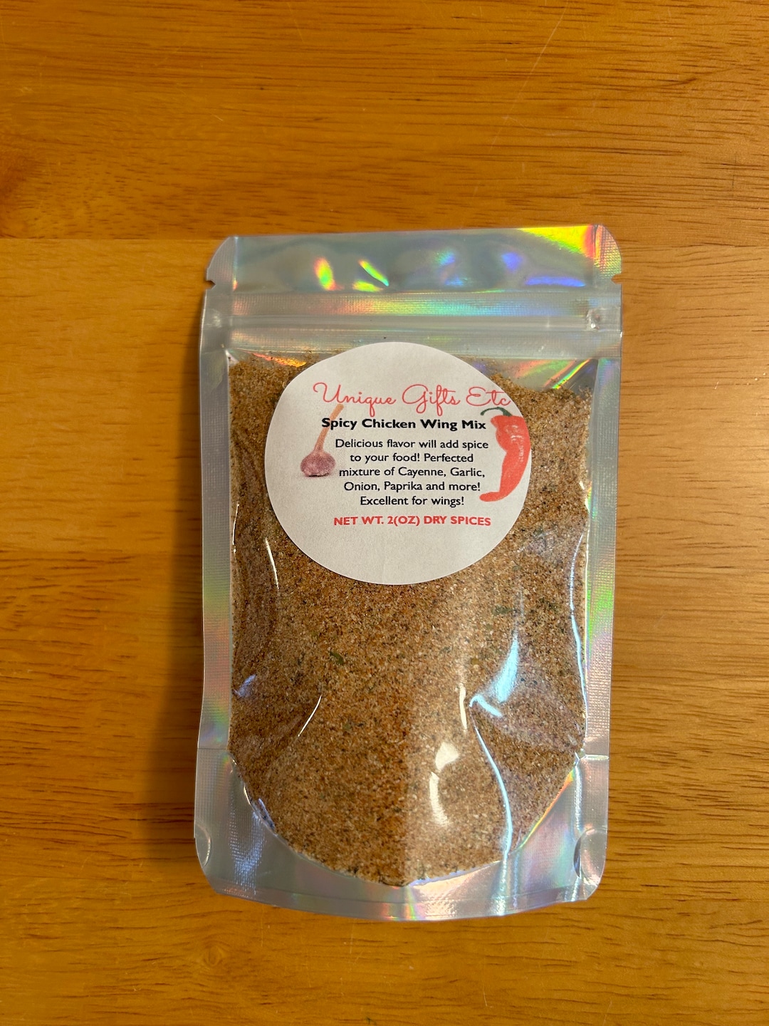 Homemade Spicy Chicken Wing Mix 2 Oz Dry Spice Package - Etsy