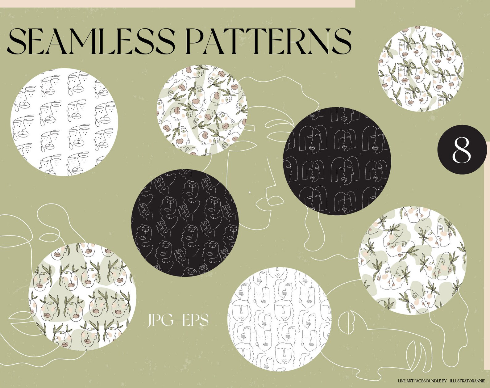 Abstract Line Art SVG Face Bundle One Line Art Woman Line - Etsy