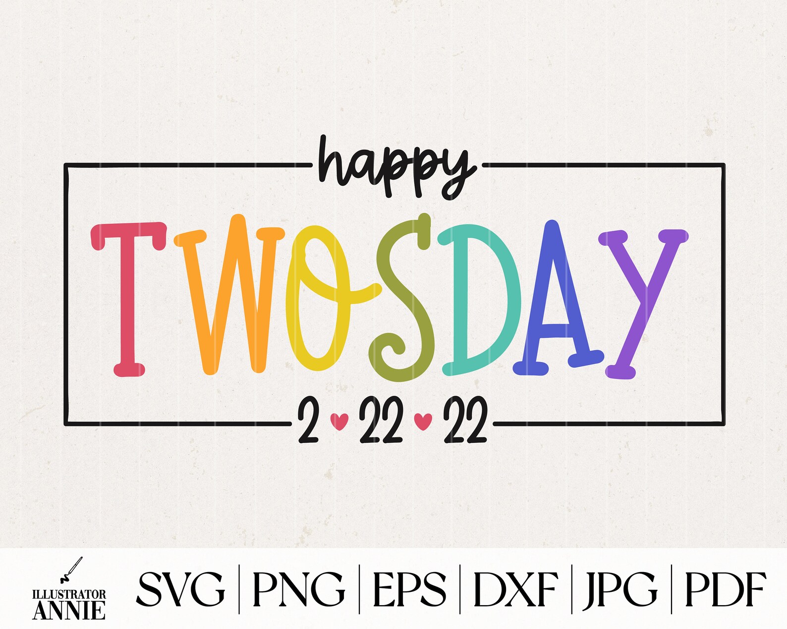 Happy Twosday SVG Bundle Commercial Use Twosday SVG Quote | Etsy
