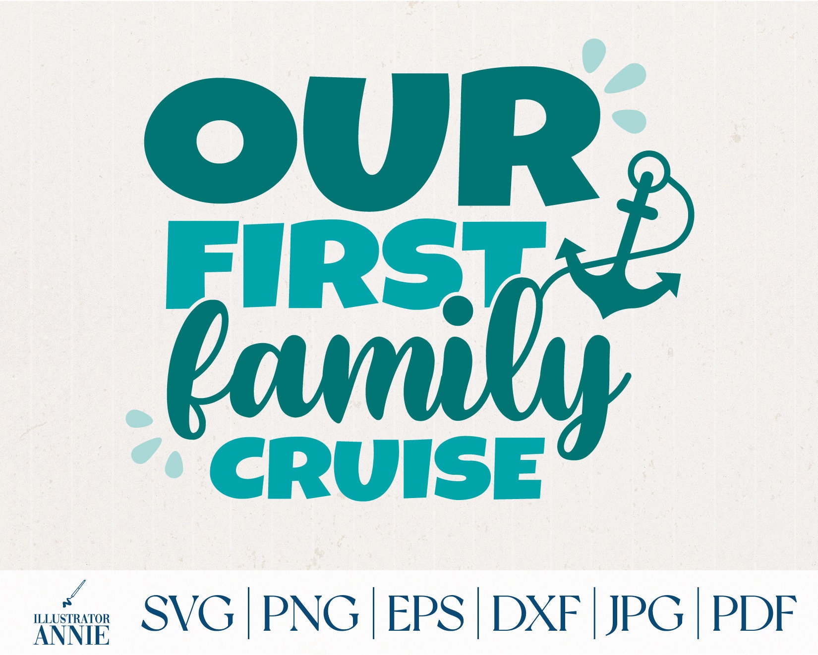 Our First Family Cruise SVG Commercial Use Cruise SVG | Etsy