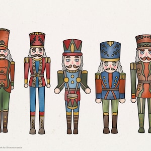 Vintage Nutcracker Clipart Bundle - Nutcracker PNG Bundle - Christmas ...