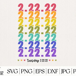 Happy Twosday SVG Bundle - Commercial Use - Twosday SVG Quote - Twosday ...